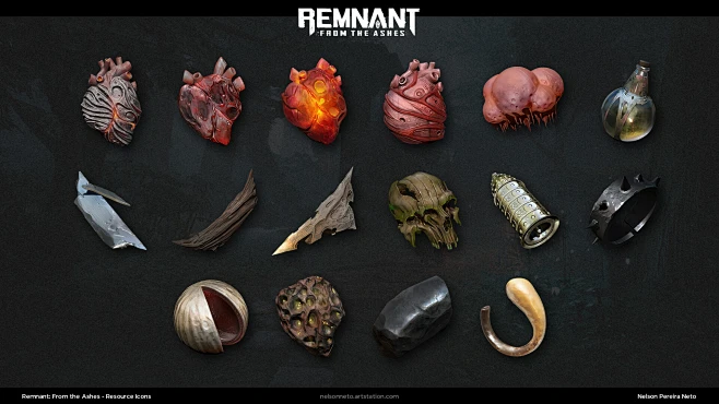 3D Icon Design - Remnant: From the Ashes - DLC 1 and 2 - Rings, Nelson ...