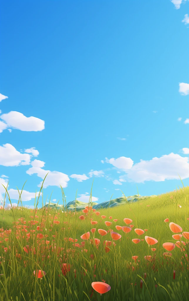 壁纸蓝天白云壁纸素材图-花瓣网