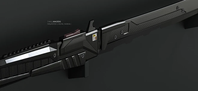 BANSHEE [ DIGITAL KATANA CONCEPT ], Thiago Macedo / Macedo Designs : Tampered weaponry, 'weight ...