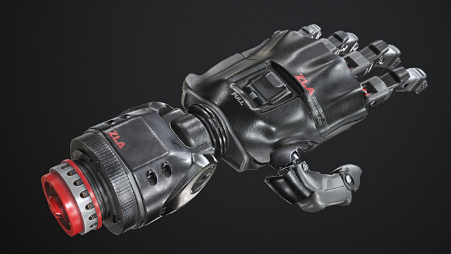 Robotic hand lowpoly