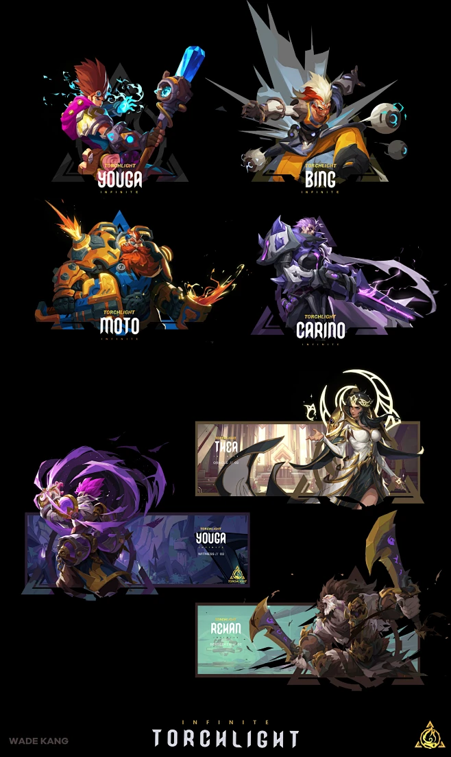 Torchlight Infinite Character Art Compilation 《火炬之光无限》立绘合集-花瓣网