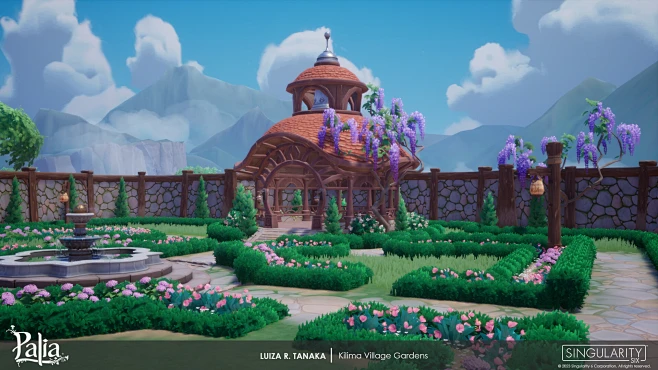 {游戏系列}美国 Palia（UI，角色，场景）-花瓣网