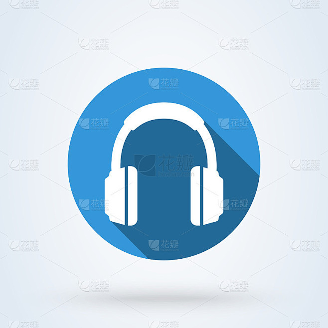 headphone Simple vector modern icon design illustr