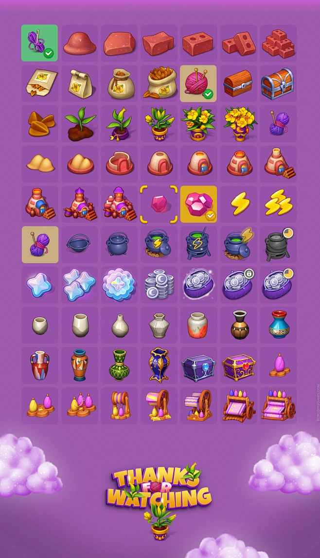 Mergical Icons Concept Art for Fun Match Puzzle (Merge)-花瓣网