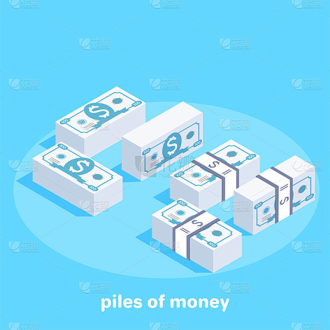 piles of money
