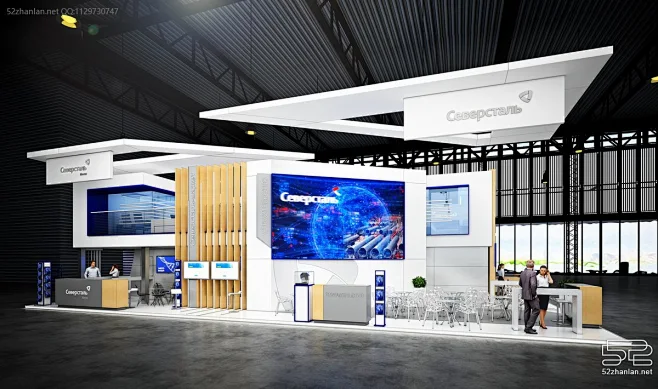 【Severstal】展台设计分享 – 52展览设计-花瓣网