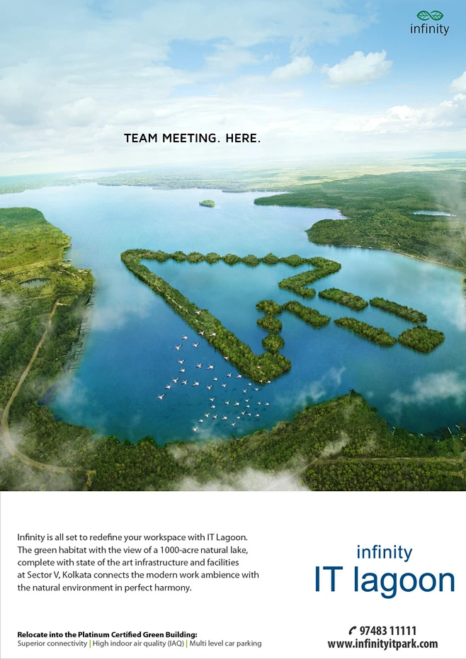 Infinity IT Lagoon - Campaign : This green property resided next to ...
