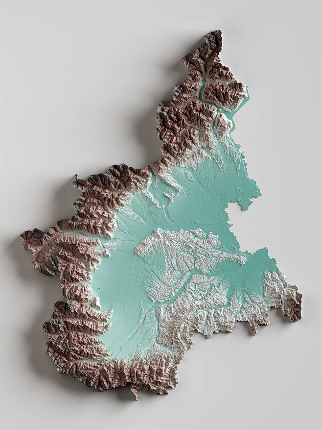 3dart cartography data visualization Geography GIS illustration design ...