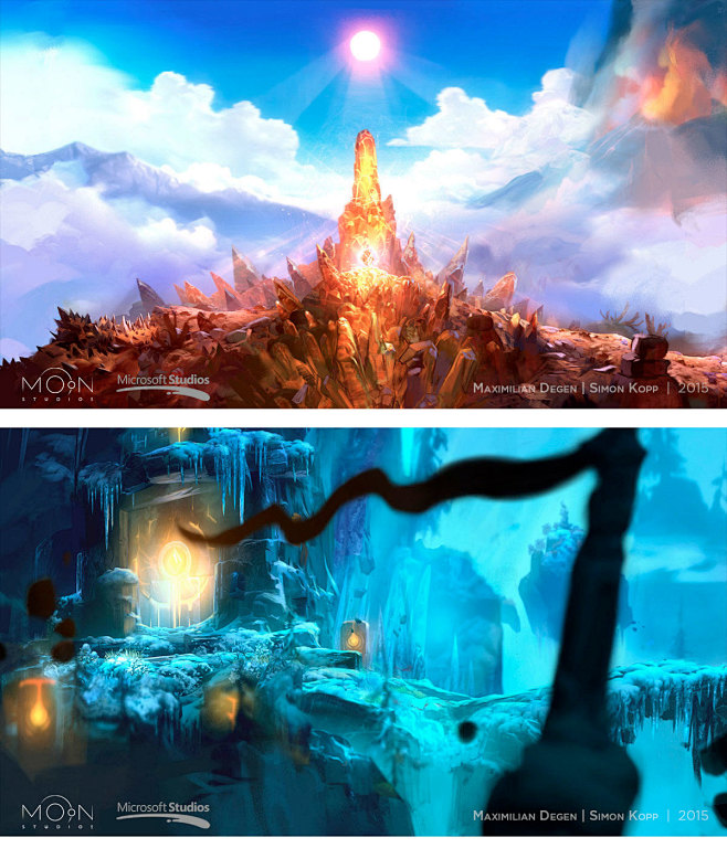 {游戏系列}奥地利ori《奥日与黑暗森林》（UI,角色，场景）-009