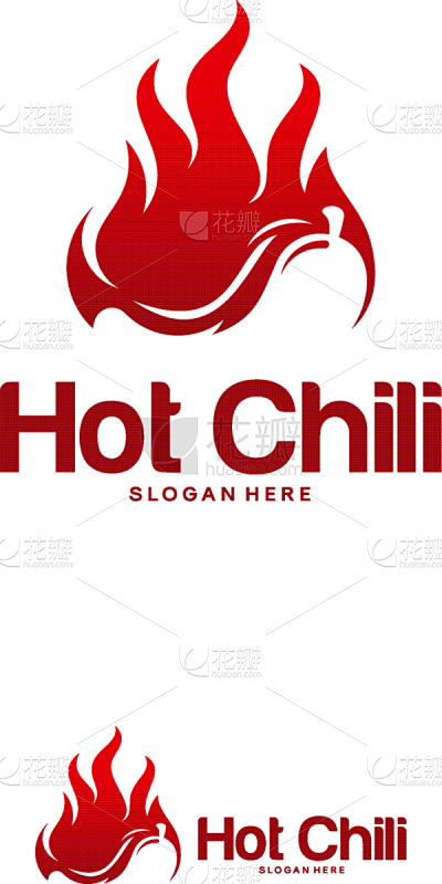 modern chili logo designs template hot chili logo