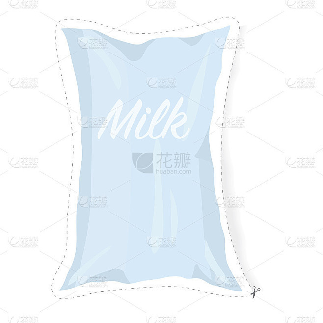 milk package sticker