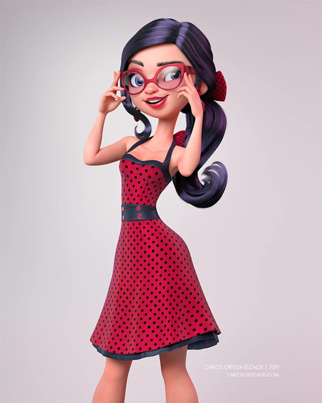 Pinup Girl, Carlos Ortega Elizalde : A "remake" I did last year. I did ...