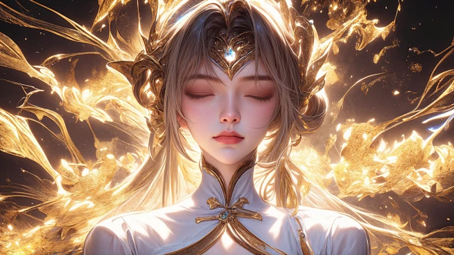 金色女孩-hzj(5)-花瓣网