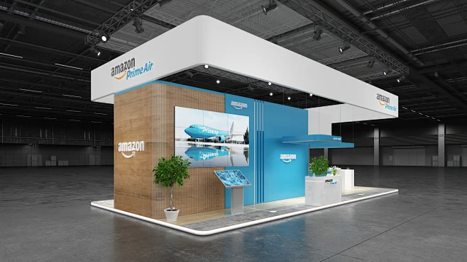 3D booth Event Exhibition expo Stand-花瓣网