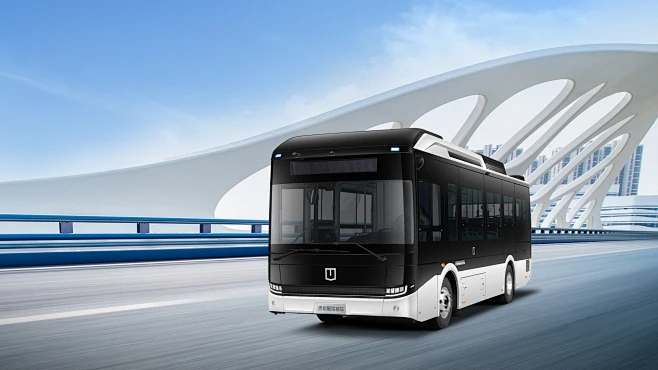 醇氢电动城市客车C8M-花瓣网