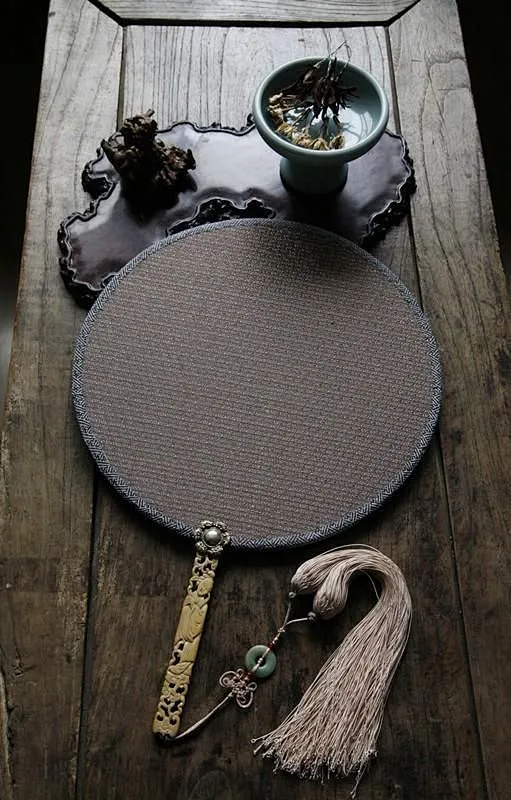 Silk Tuanshan(round fan)图片_韵—东方图片素材-花瓣网