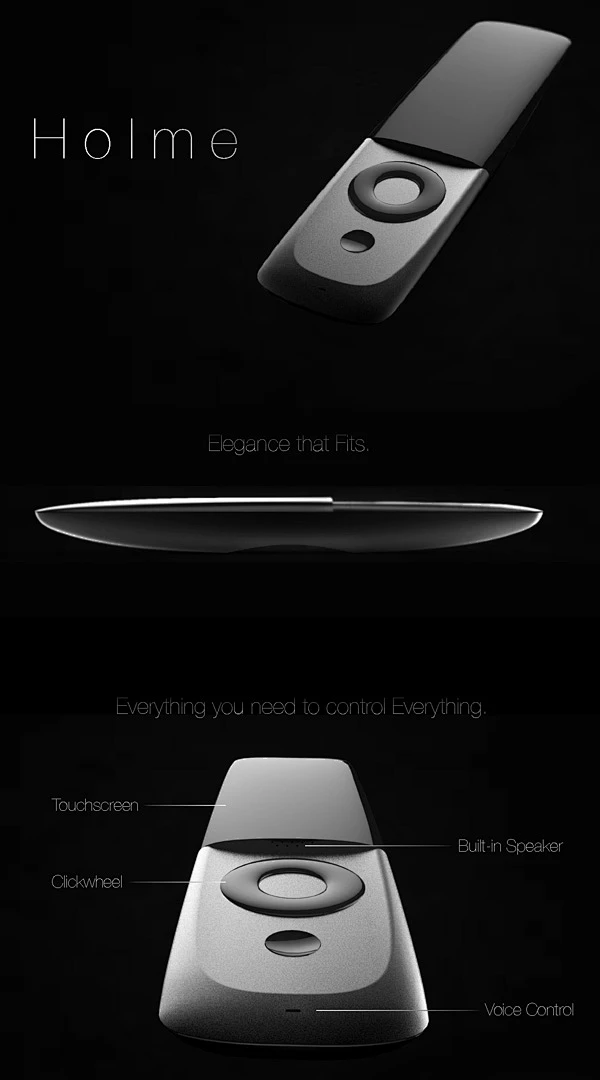 Holme - The Super Remote by Chengtao Yi » Yanko Design-花瓣网