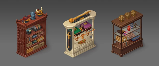 Game Objects, Playrix Games : Game Objects by Playrix Games on ArtStation.-花瓣网