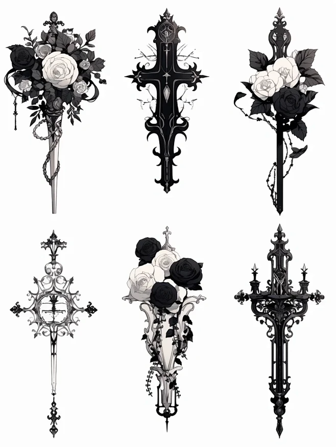 可商素材‖哥特十字架 - 小红书-花瓣网