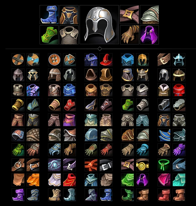 RPG Armor Icons : RPG Armor Icons. For my Graphriver store. https ...