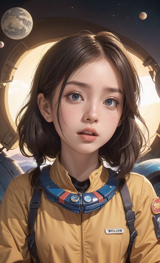 00186-3399971477-a Dominican girl in a wasteland,explorer suit,alien ...