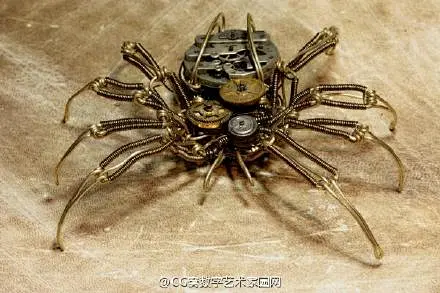 【图】【素材】设计师Daniel Proulx的蒸汽朋克机械昆虫世界～-花瓣网