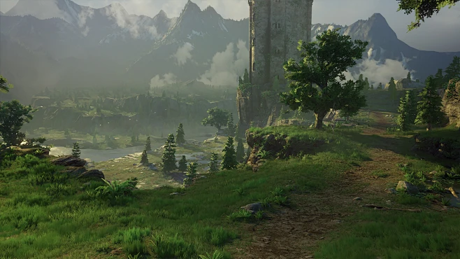 FOREST VALLEY UE4, Douglas Davis : For this project, I really wanted to ...