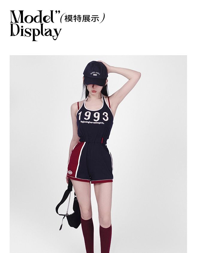 少也眼美式甜心啦啦队 辣妹连体短裤休闲健身2022运动套装女夏季-tmall.com天猫