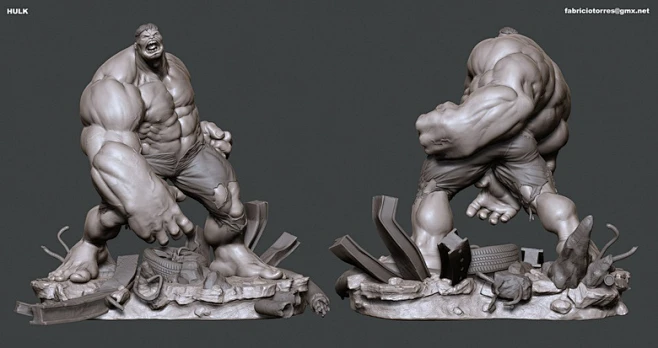 Making Of 'The Hulk' : One of a wide range of 3D and CG art tutorials ...