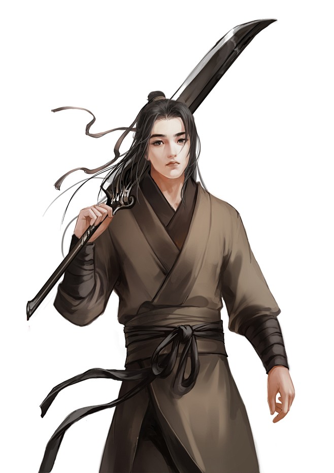 中国风男性角色原画中国风写实角色原画来自cgbook.cn (167)