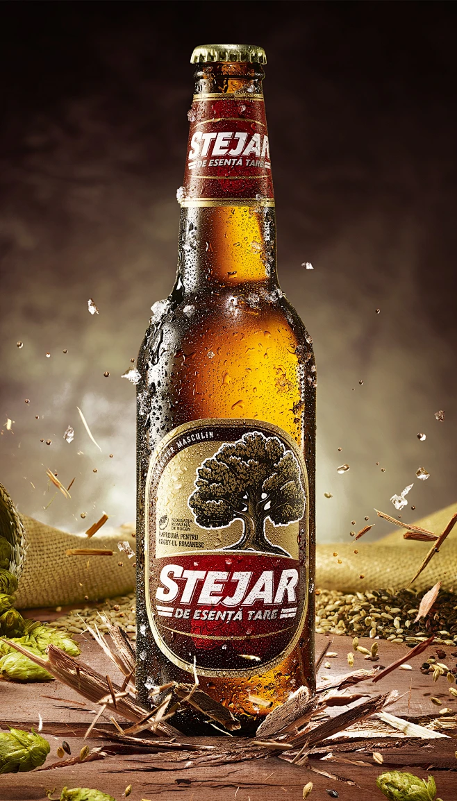 STEJAR Strong Beer : Key Visual for Stejar Strong Beer, shot for GMP ...