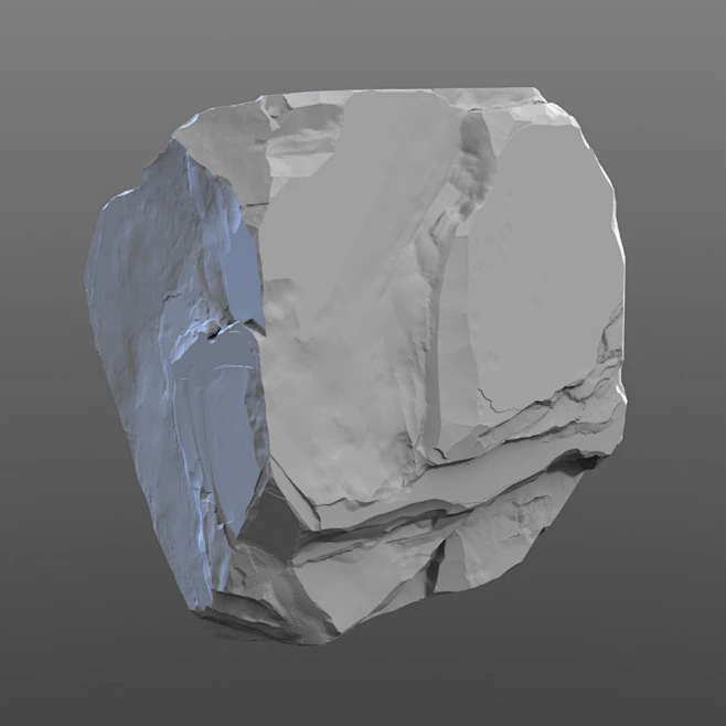 High Poly - Rock 3, Justin Owens : Another high poly sculpt now ...