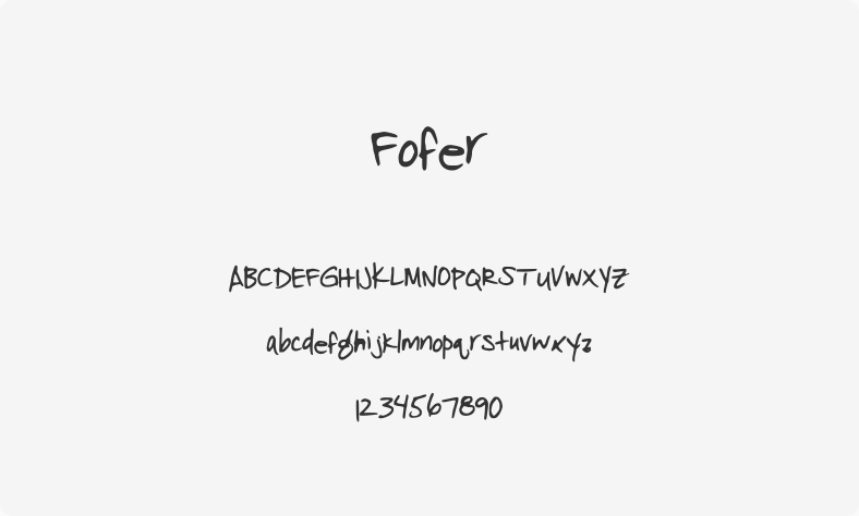 Fofer - 免费商用PPT字体下载 - PPT百科
