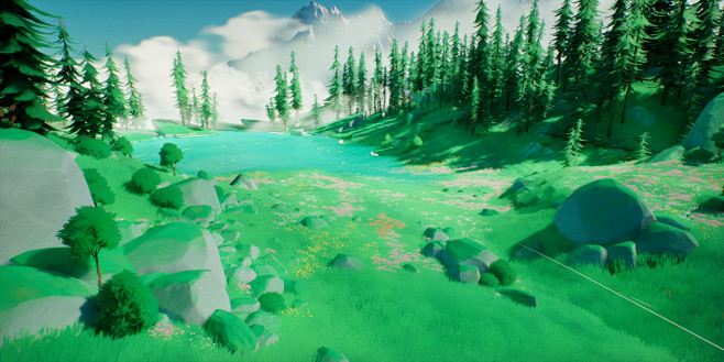 UE5风格化场景练习&Stylized Scene