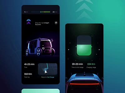 ZOOX Energy app design power navigation navi dashboard car tesla ...