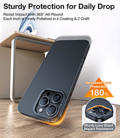 亚马逊-主图-花瓣网|陪你做生活的设计师 | /Pro Max Ostand Matte Black Magsafe Case with ...