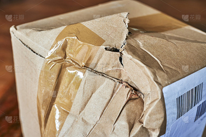 包装在运输中损坏。