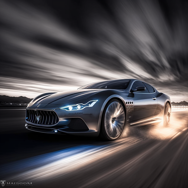 **maserati concept Marco Tencone driving long exposure