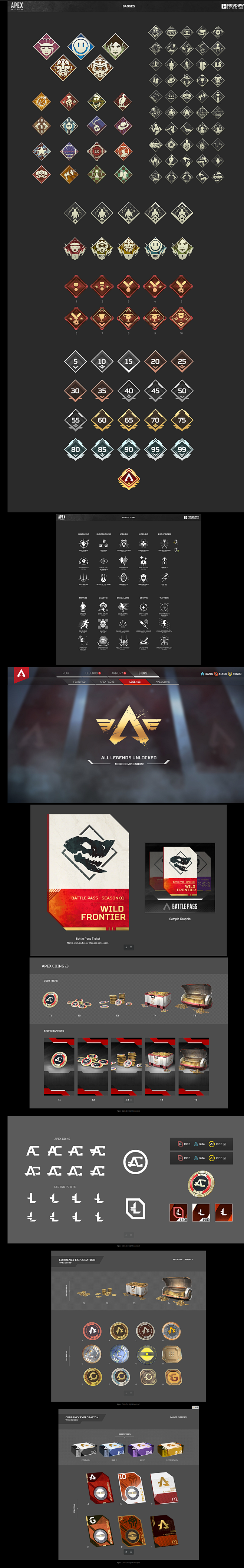 ArtStation - Apex Legends Badge Icon Design, Brandon Pirruccello