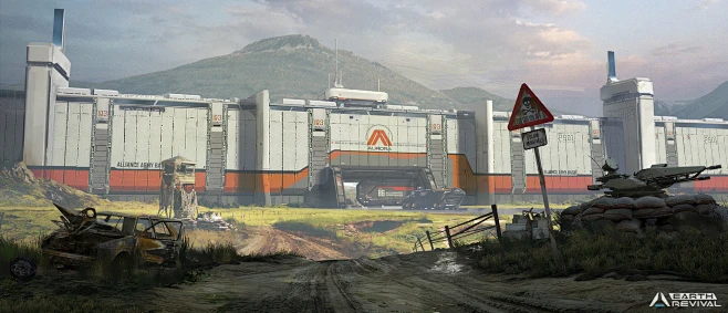 Earth:Revival -Military Base & other 军事基地和其他-花瓣网