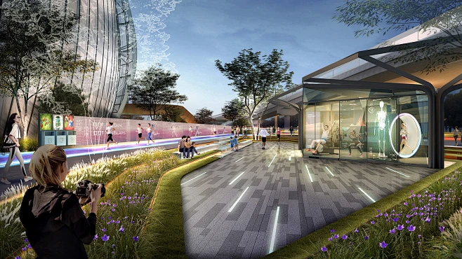 杭州采荷未来社区海塘公园_格境设计-花瓣网