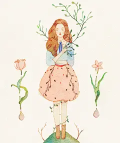 Lee Misook 韩国插画家-花瓣网