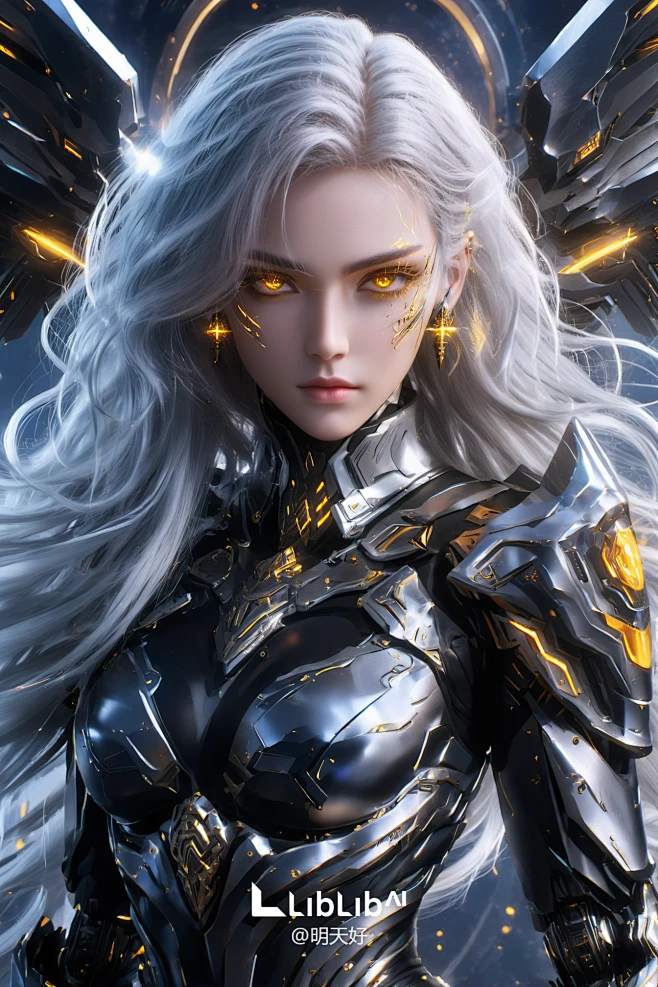 赛博天使机甲-LoRA-AI画渣-LiblibAI-花瓣网