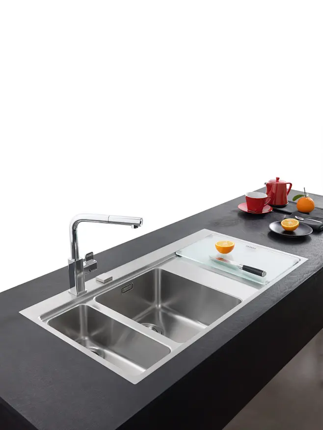 MYTHOS SINK MTX 210/610 55 STAINLESS STEEL - Kitchen sinks from Franke ...