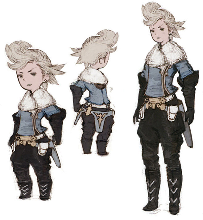 Bravely_Default 勇气默示录 3DS Akihiko_Yoshida