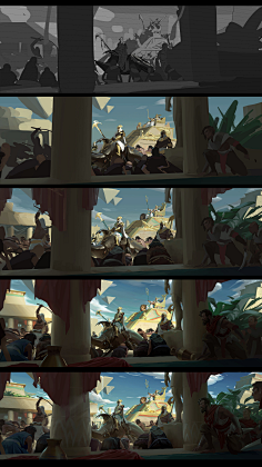 氛围-花瓣网|陪你做生活的设计师 | {插画系列}很棒的宣传画...