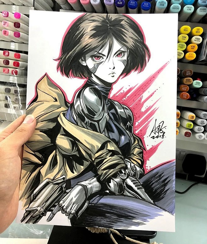 Stanley Artgerm Lau 刘展灏（Artgerm）： 经常绘制知名作品中的角色，融合了东西方美术的特点，形成了强烈美感的个人风格 ...