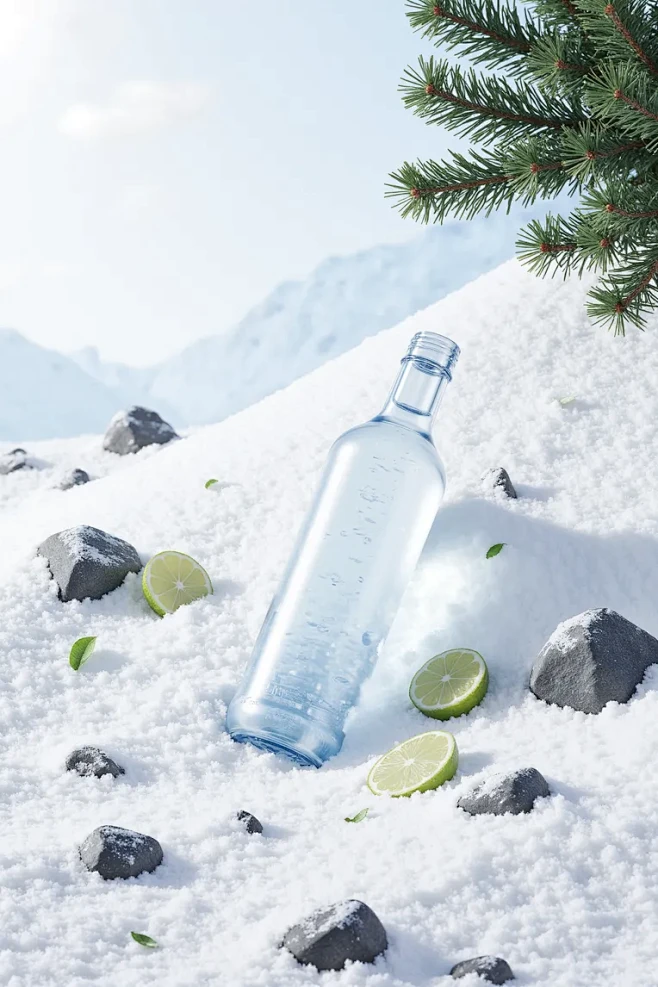 F.1【圣诞雪地产品海报】电商场景_熊猫头雪地场景海报1.0-LoRA-熊猫头AI-LiblibAI-花瓣网