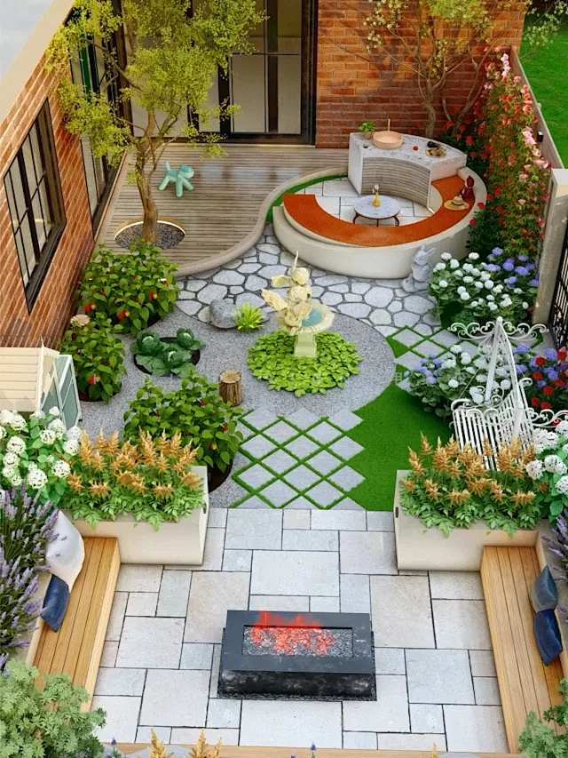 田园风格庭院 - 小红书搜索-花瓣网