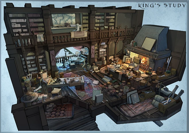 The Belgariad: Cherek Study room, Nahuel Insua : Project based on The ...